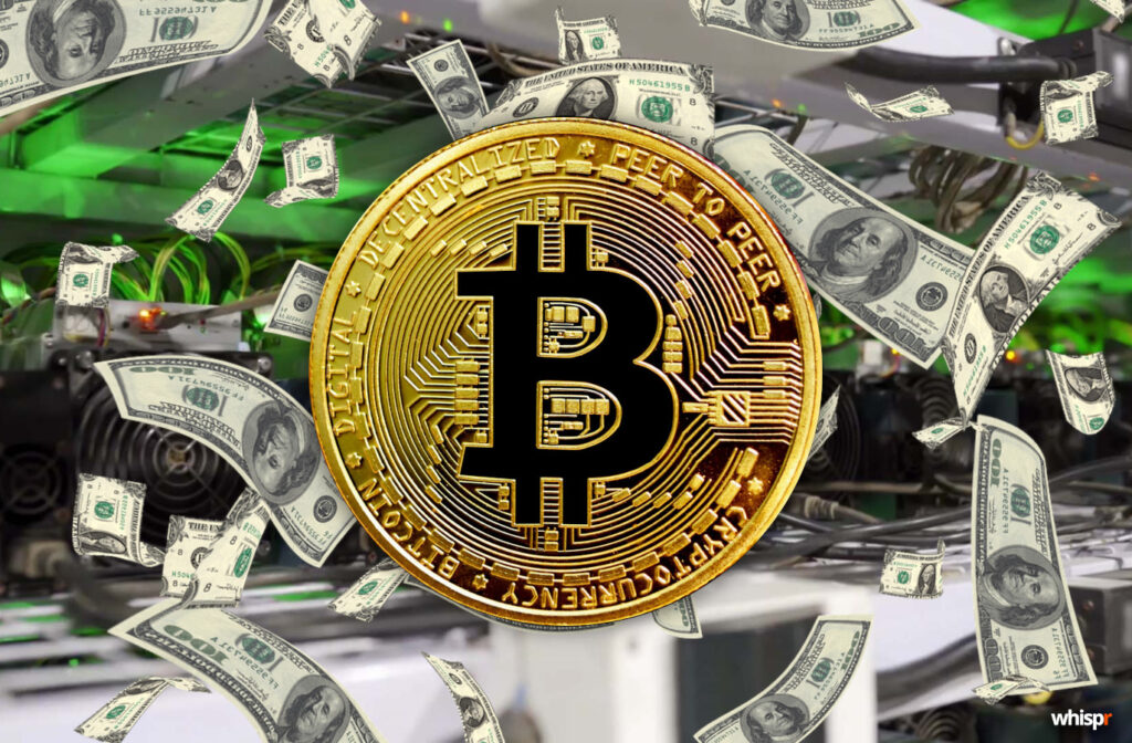 Crece la ganancia de los mineros de Bitcoin · WHISPR